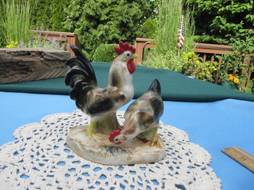 MARUTOMOWARE JAPAN ROOSTER, Ceramic Painted Rooster,rooster,small ...