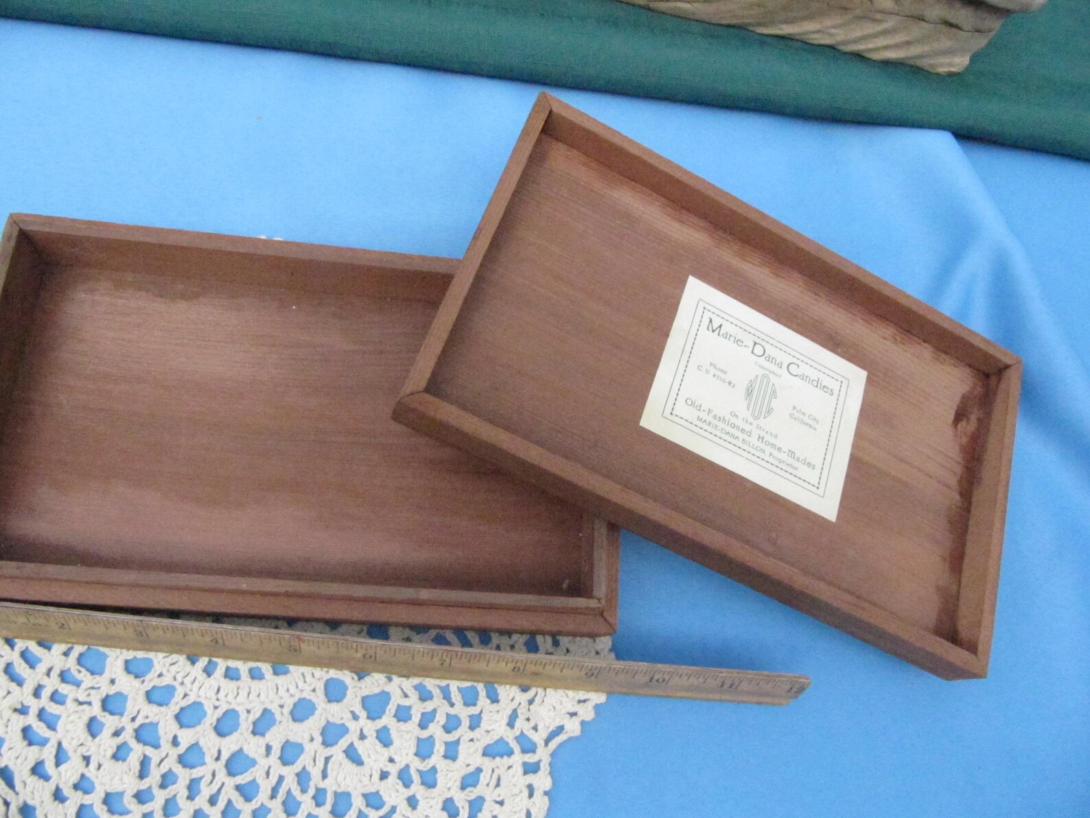 ANTIQUE WOOD Box,american Antique Wood Box With Lid,rustic Wood Candy ...