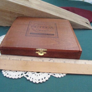 Vintage Cigar Box, Wooden Cigar Box, Cigar Jewelry Box, Royal Butera ...