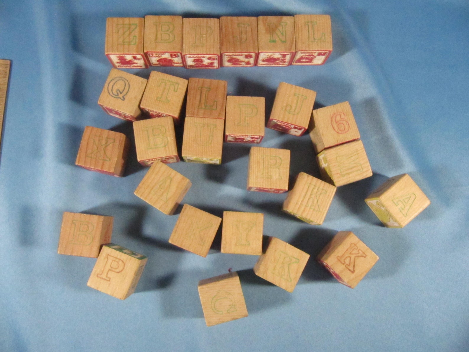 SESAME STREET BLOCKS Antique Letter Blocks With Sesame Street - Etsy