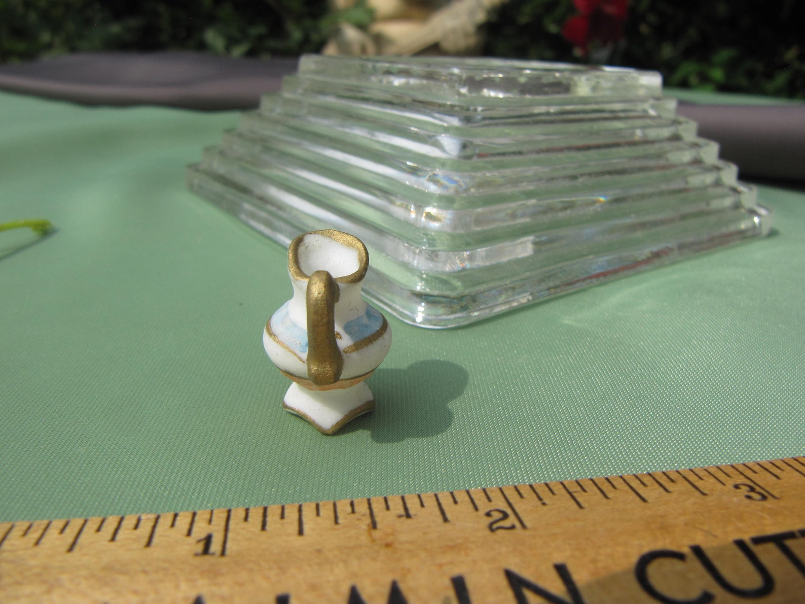 MINIATURE PITCHER Japantiny Ceramic Pitcher With Gold Trim - Etsy