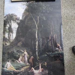 JEAN BAPTISTE CAMILLE Corot 1997 Art Exhibit Poster,new Old Stock Paper ...