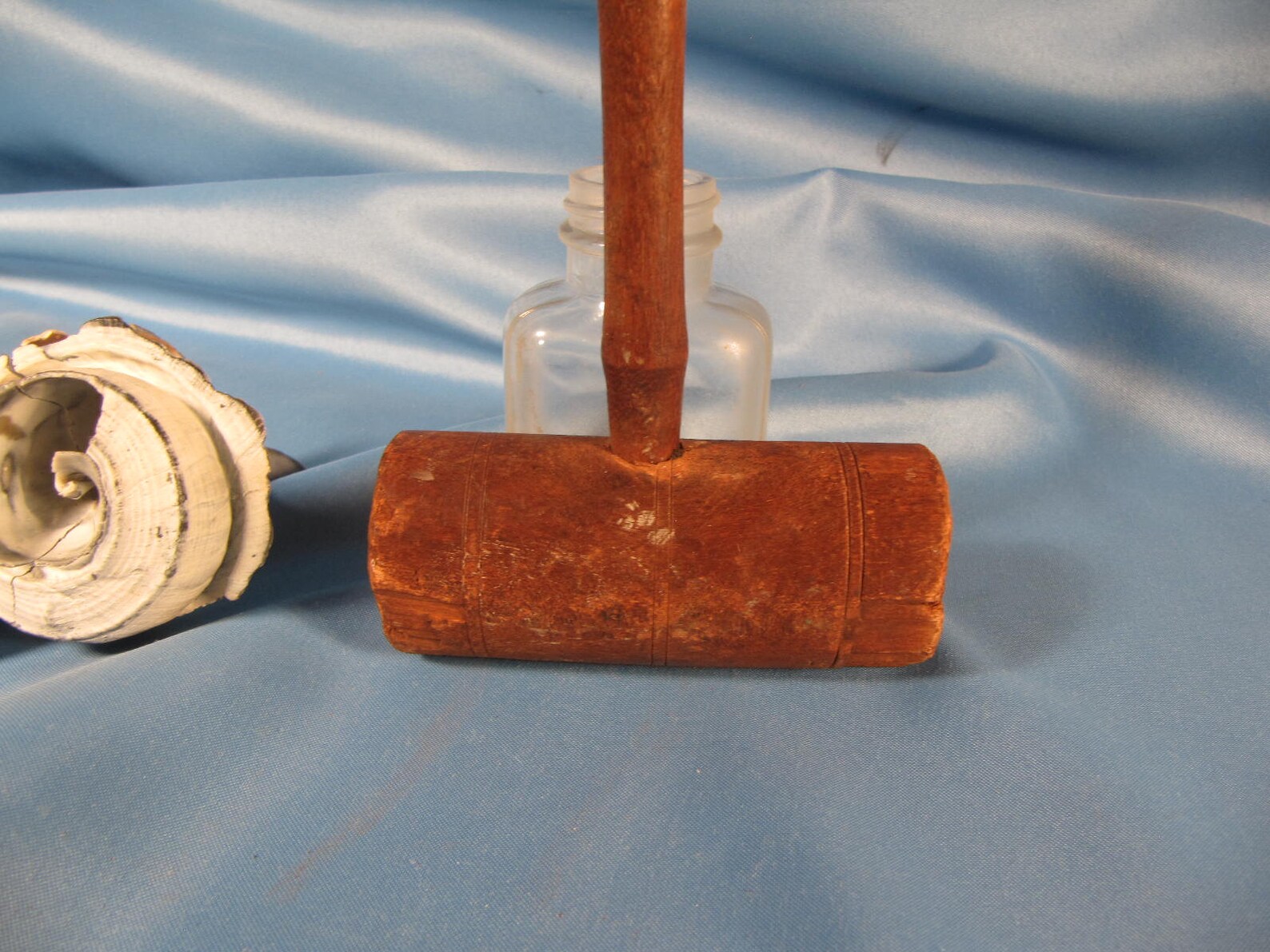 ANTIQUE WOODEN MALLET Small Wooden Hammer Leather Craft - Etsy