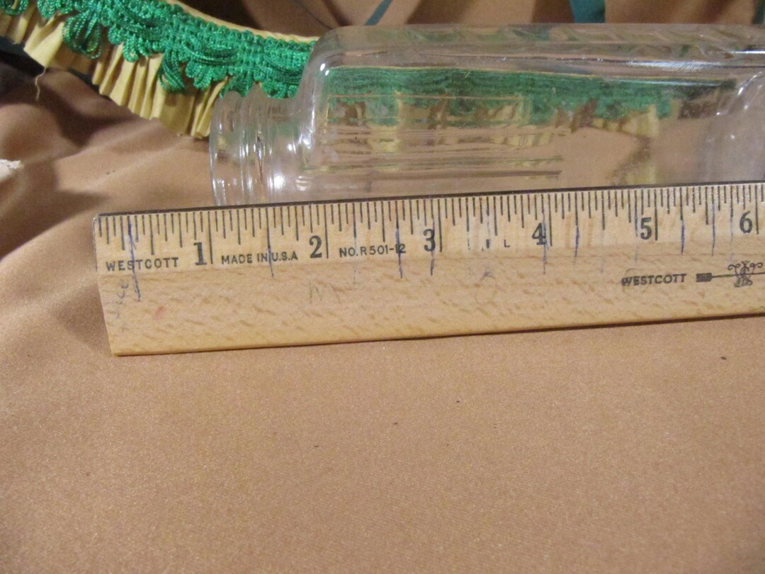 ANTIQUE WOODEN RULER, 12 Inch Solid Wood Westcott Wood Ruler, Thick ...