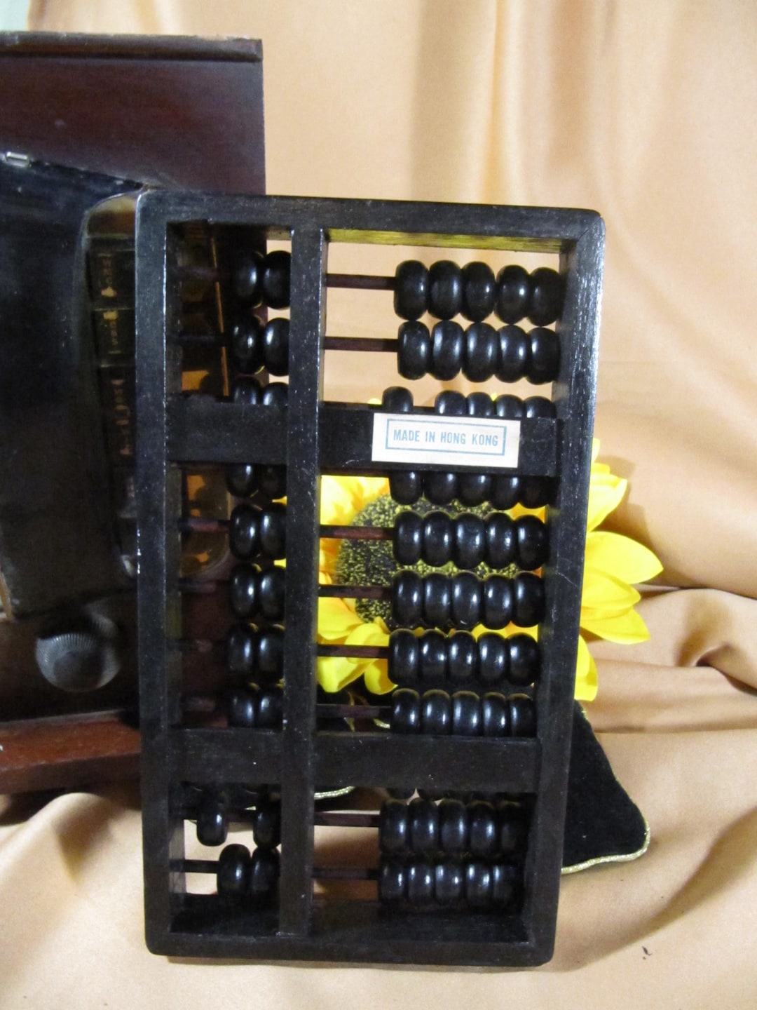 ANTIQUE CHINESE ABACUS Made in Hong Kong, Peoples Republic of China ...