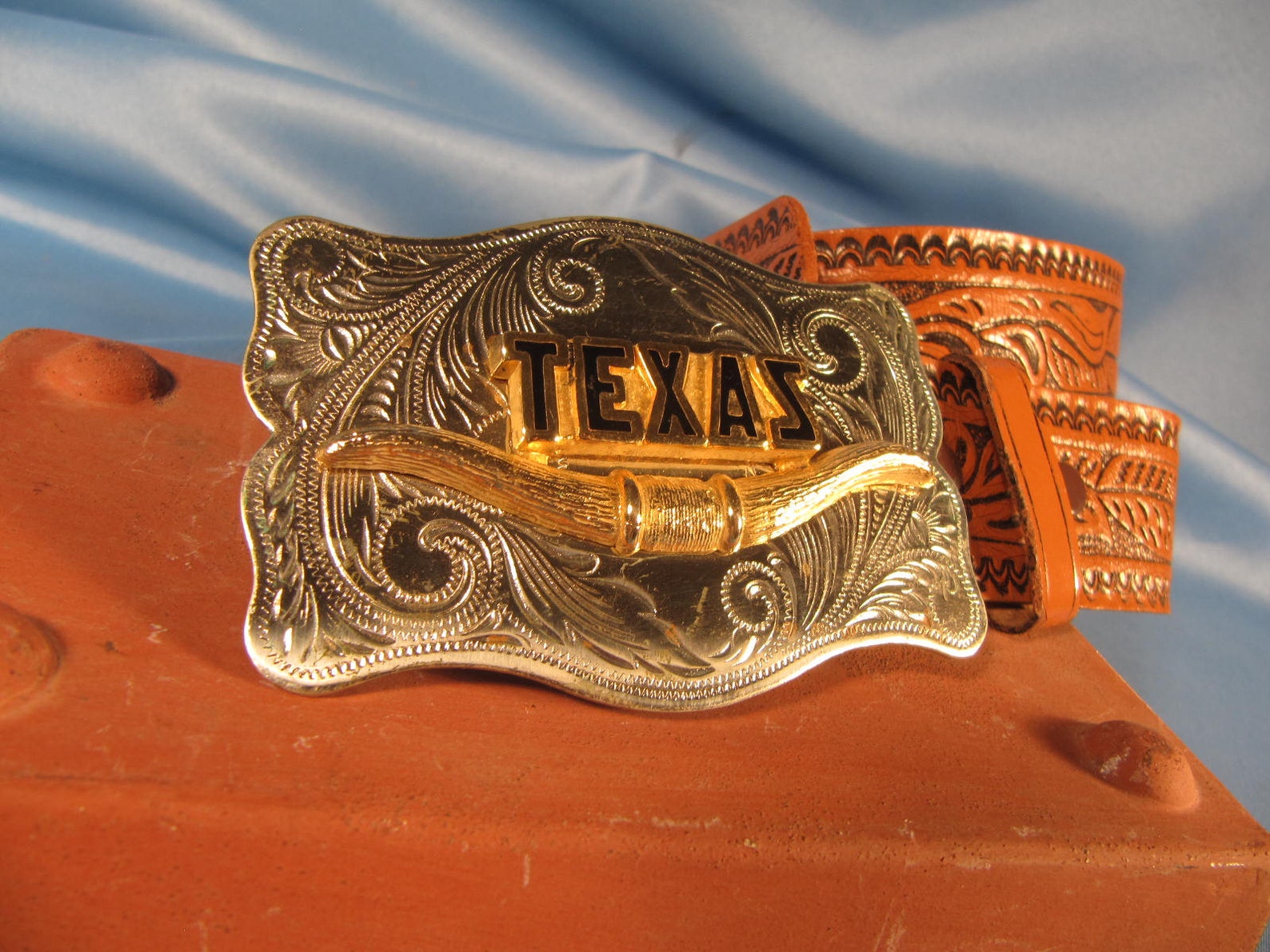 TEXAS BELT BUCKLE Nickel Silver Texax Belt Buckle With Long | Etsy