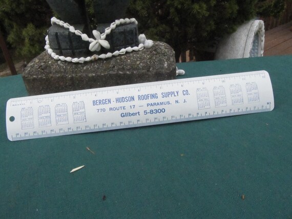 Retro Metal Ruler 1971 Antique Measuring Ruler Vintage Metal - Etsy