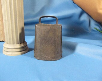 Large Antique Cow Bell Carved Wooden Cattle Yolk Alpine Primitive Farm ...