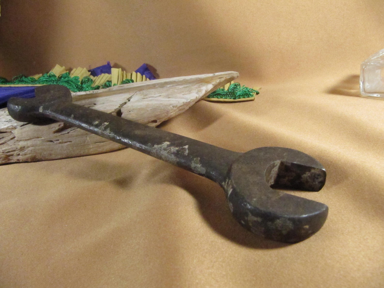 Antique Double Sided Wrench, Two Sided Wrench, Rusty Wrench, Vintage ...