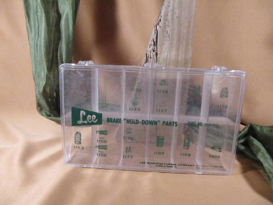 Antique Compartments Organizer, Old Plastic Trinket Box, Vintage Craft ...