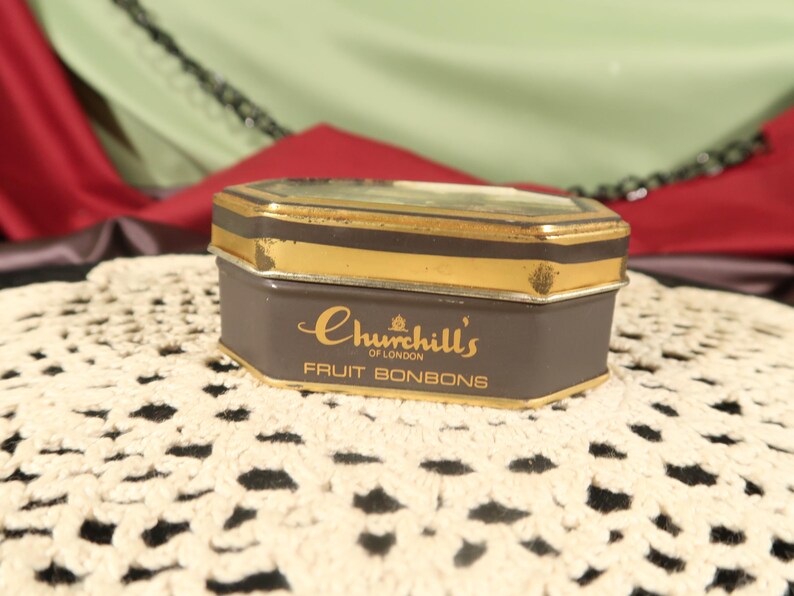 CHURCHILLS of LONDON Candy Tin Box, Antique Candy Box From England ...