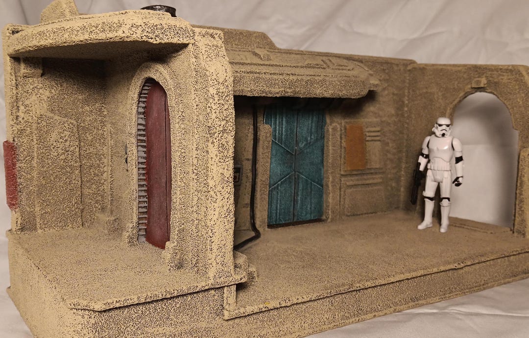 Action Figure Diorama Display Backdrop 1:18 Scale Science Fiction Toys ...