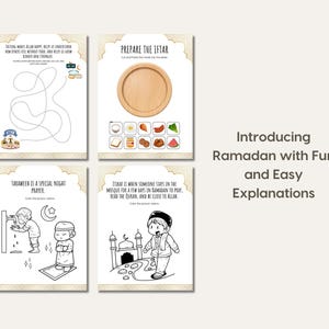Ramadan Activity Book for Kids: Islamic Learning Printables (digital ...
