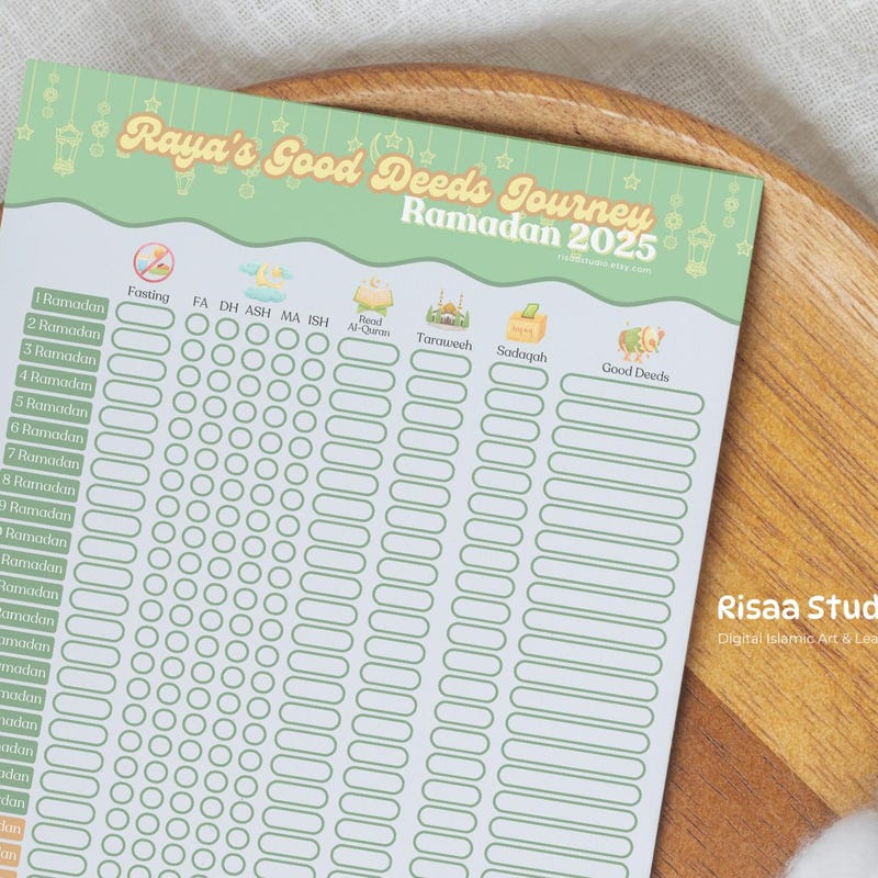 Ramadan Planner - Etsy