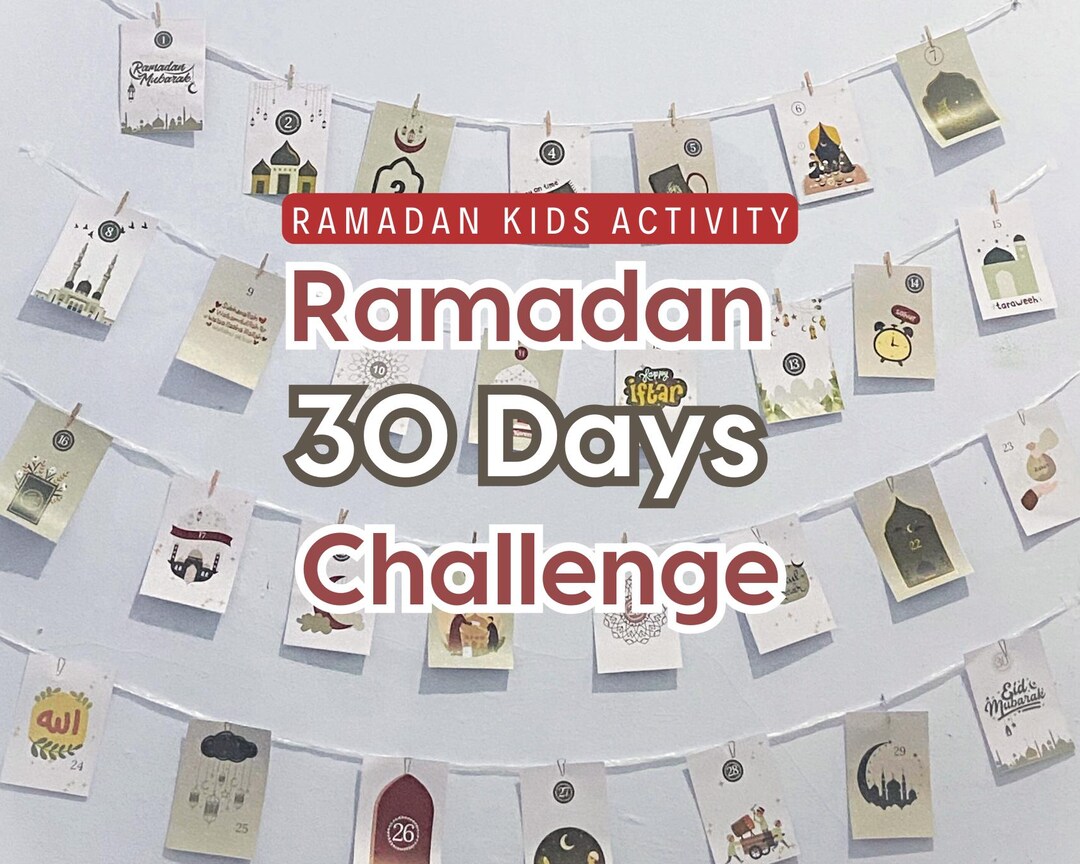 Ramadan Kids Activity Pack Ramadan Calendar Challenge Ramadan Planner ...
