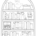 Bookshelf Reading Tracker Printable, Book Tracker, Reading Challenge ...