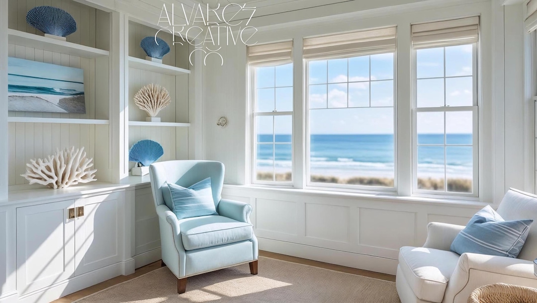 Set of 2 Virtual Backgrounds for Zoom/teams Meetings | Coastal ...
