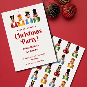 Nutcracker Christmas Party Invitation, Holiday Party Invitation ...