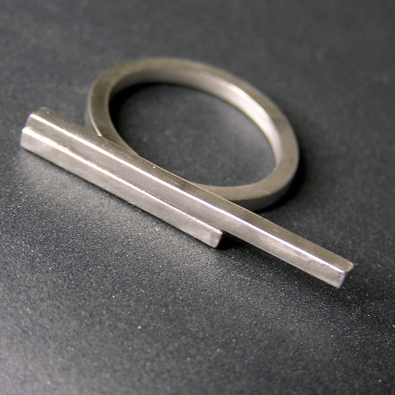 Bar Ring - Etsy