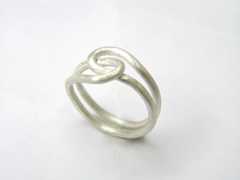 Unity Ring. Handmade Sterling Silver Ring. Interlocking - Etsy