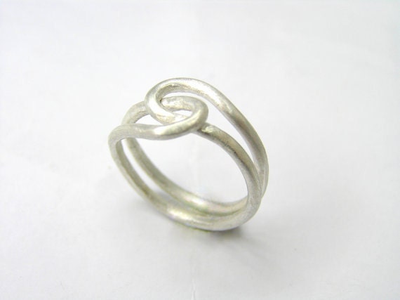 Unity Ring. Handmade Sterling Silver Ring. Interlocking - Etsy