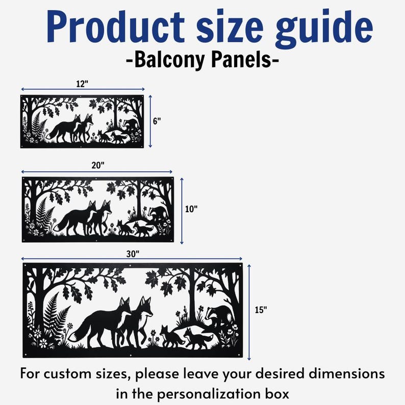 Tree Branch Metal Railings, Nature Privacy Panel Decor, Leaf Balcony ...