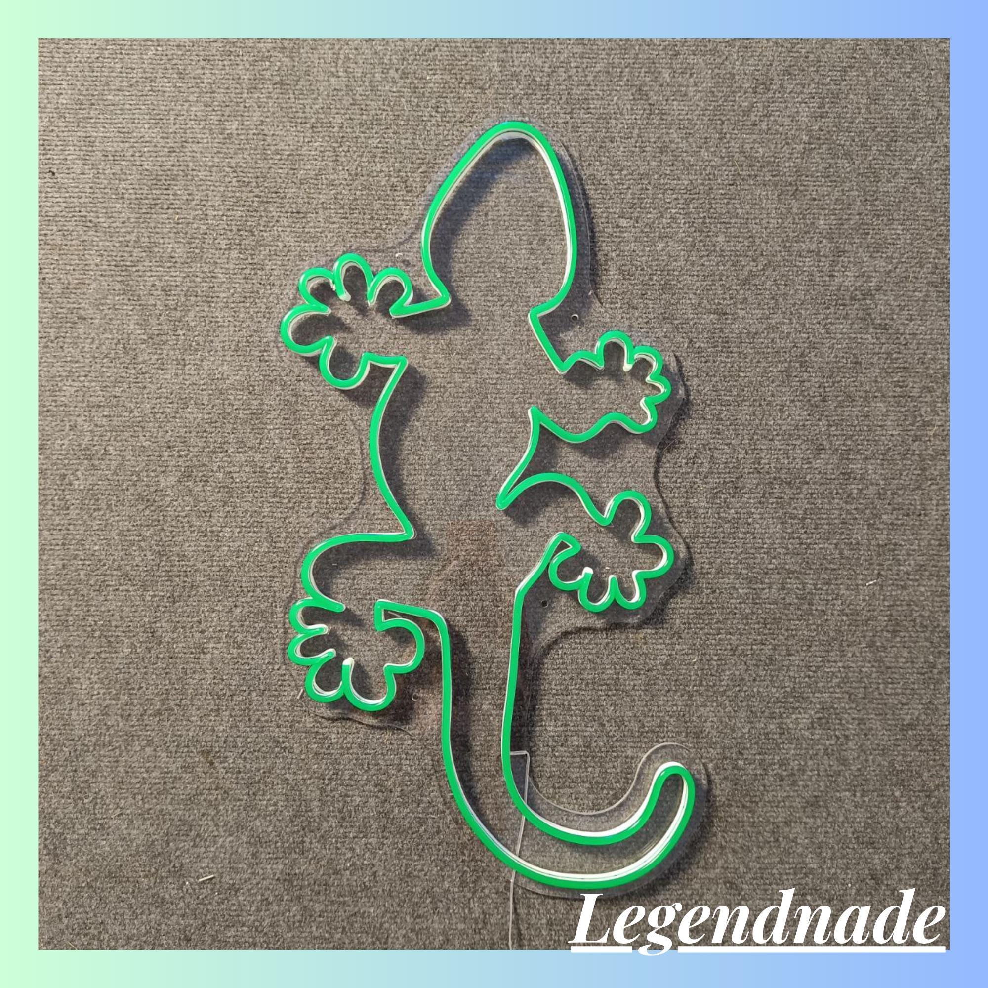 Gecko Neon Sign, Gecko Led Sign, Custom Gecko Led Light, Gecko Neon ...