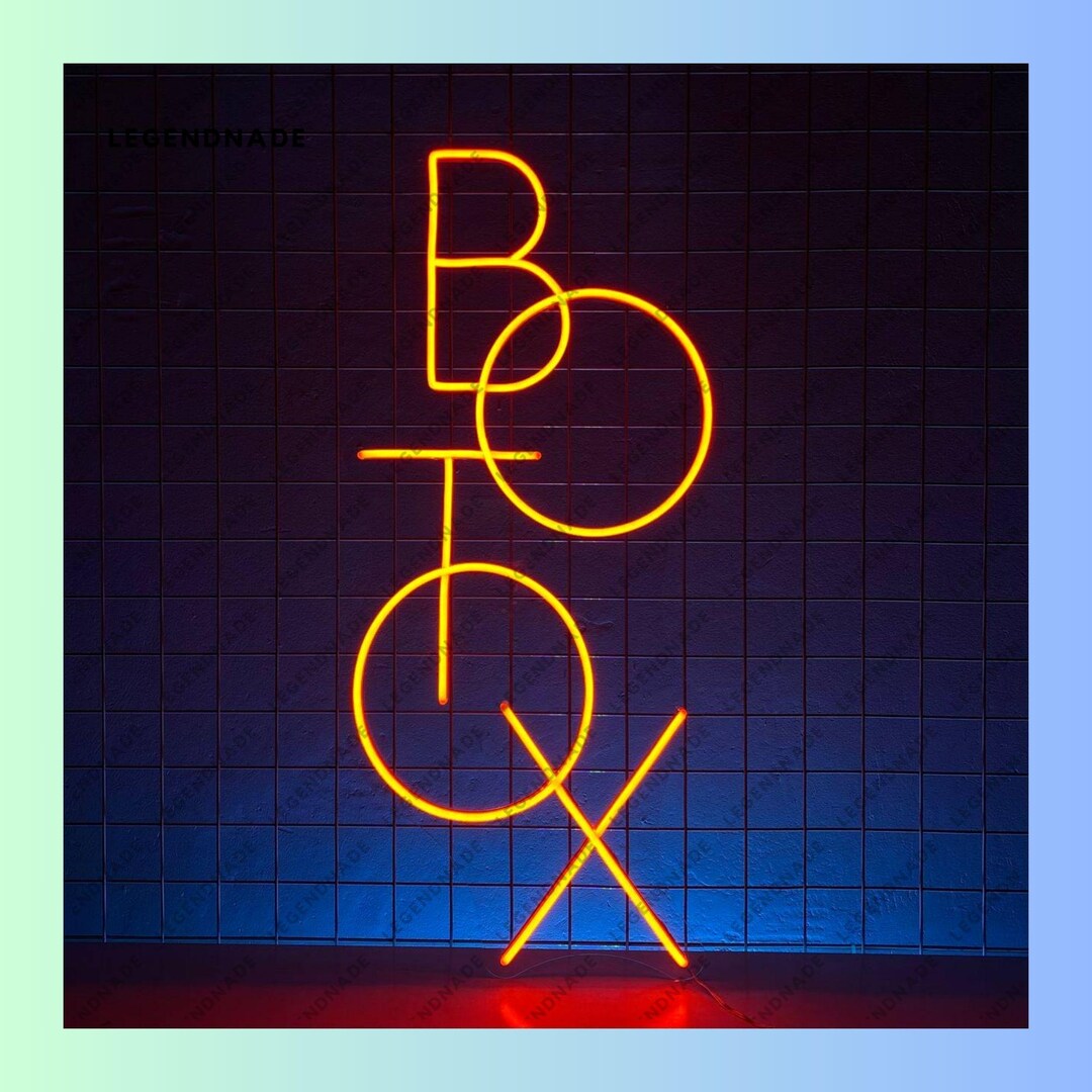 Botox Neon Sign, Botox Filler Led Sign, Botox Led Light, Custom Botox ...