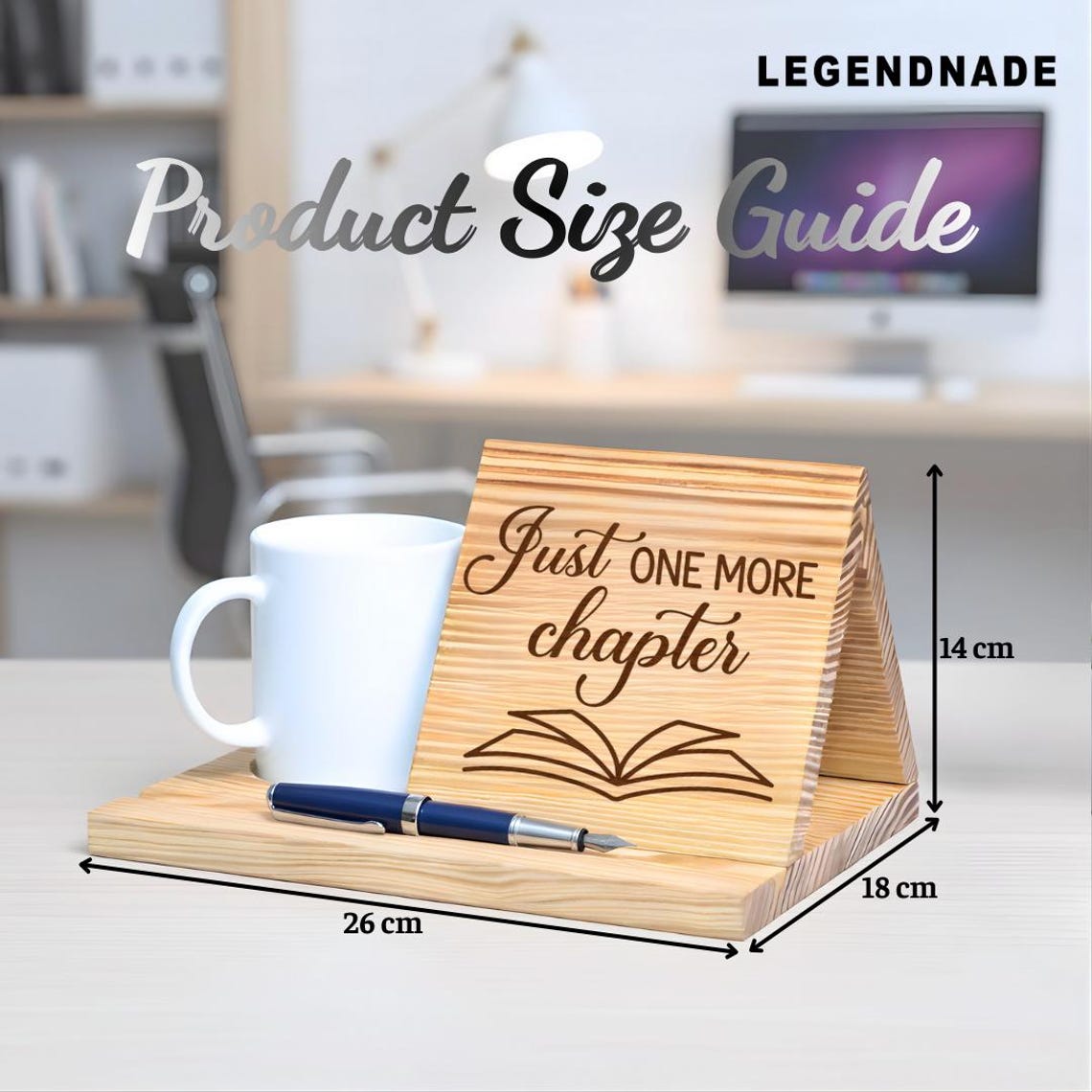 Tree Wooden Triangle Book Stand, Hummingbird Book Holder With Slot for ...