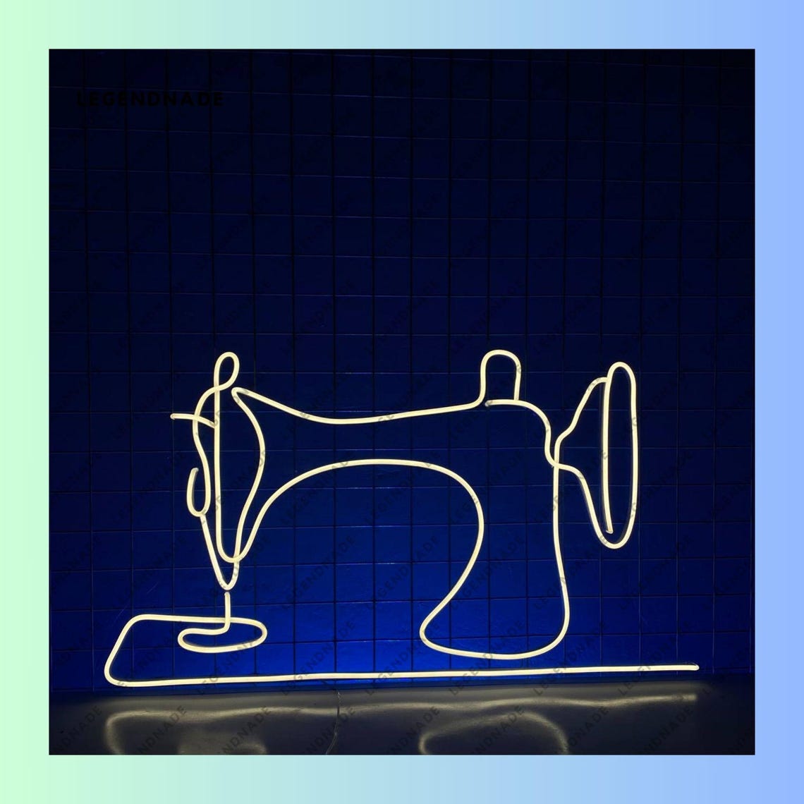 Sewing Machine Neon Sign, Tailor Shop Led Sign, Sewing Led Light ...