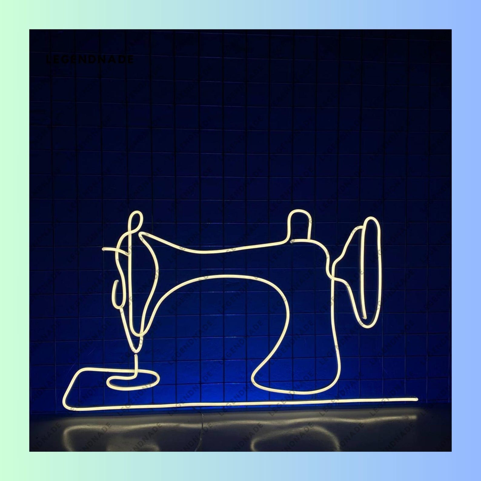 Sewing Machine Neon Sign, Tailor Shop Led Sign, Sewing Led Light ...