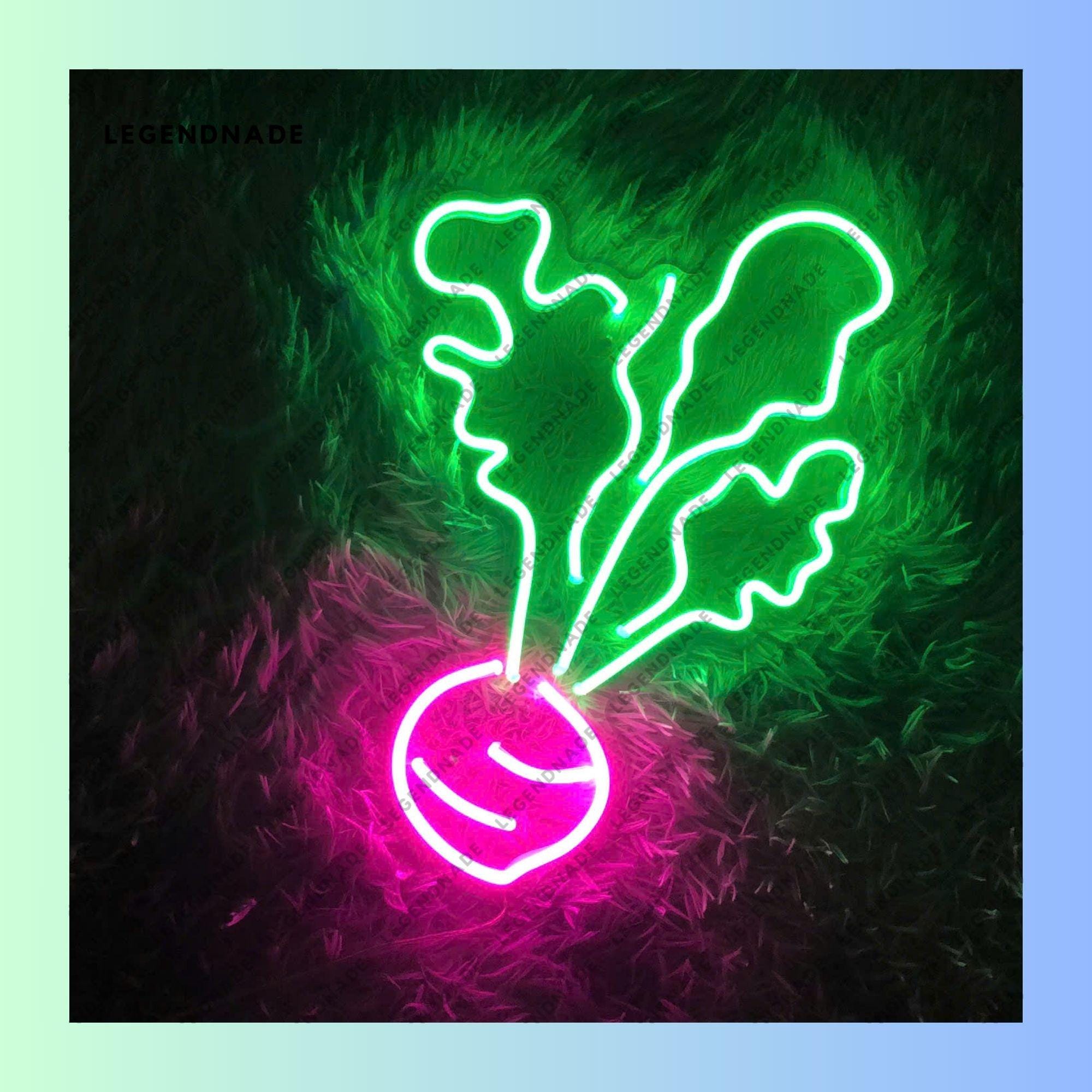 Beetroot Neon Sign, Beetroot Led Sign, Beetroot Led Light, Vegetable ...