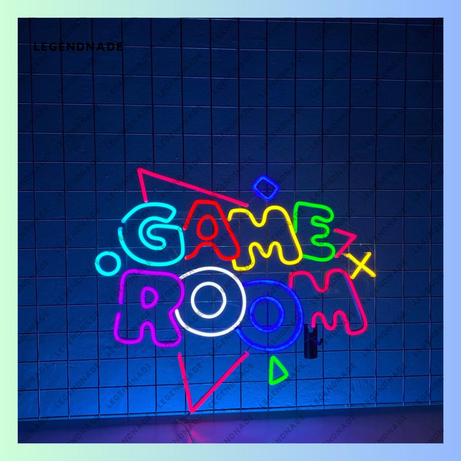 Game Room Neon Sign, Game Arcade Led Sign, Gaming Room Led Light, Gamer ...