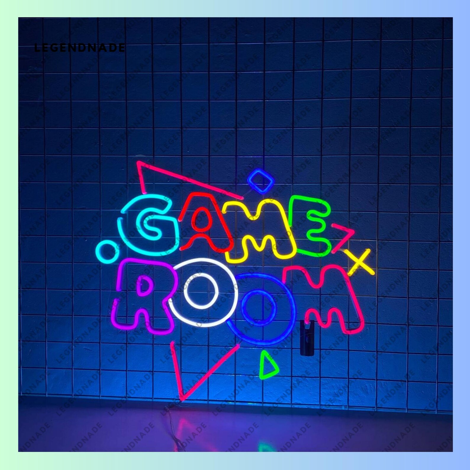 Game Room Neon Sign, Game Arcade Led Sign, Gaming Room Led Light, Gamer ...