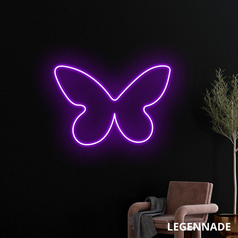 Butterfly Neon Sign - Etsy