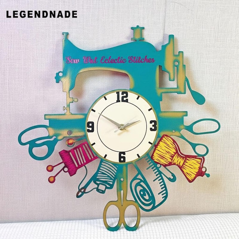 Sewing Room Clock - Etsy