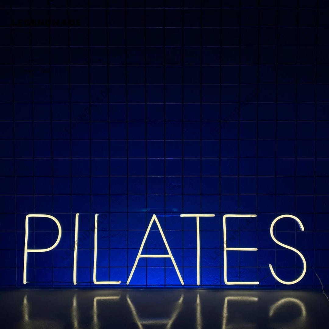 Pilates Neon Sign, Pilates Studio Led Sign, Pilates Studio Led Light ...