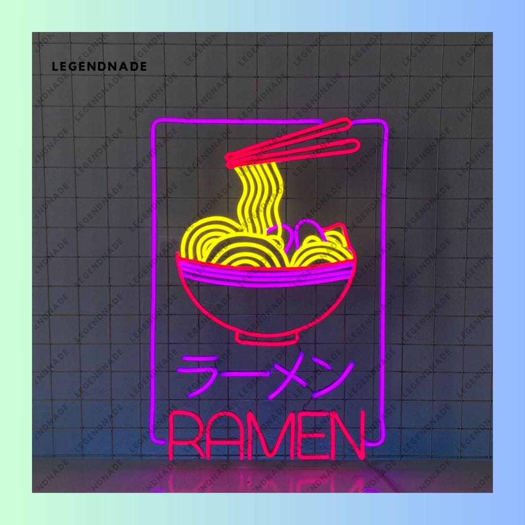 Ramen Neon Sign, Ramen Food Led Sign, Japan Ramen Food Store Led Light ...