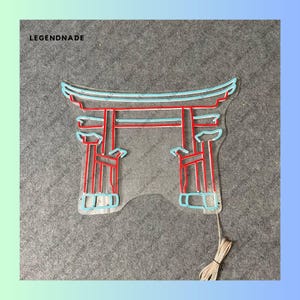 Torii Gate Neon Sign, Japanese Torii Gate Led Sign, Torii Gate Japan ...