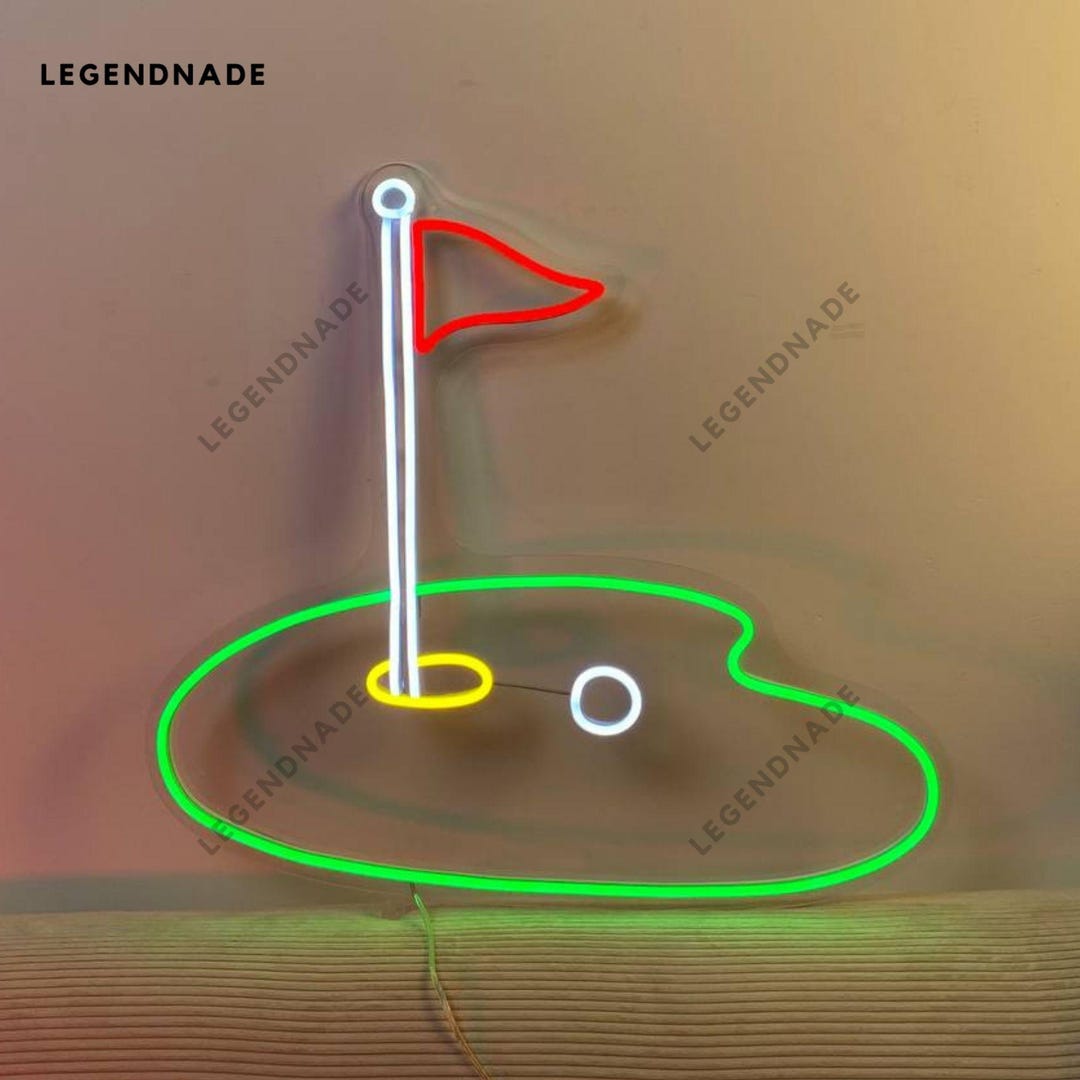 Mini Golf Neon Sign, Golf Led Sign, Golf Lover Led Light, Golf Sport ...