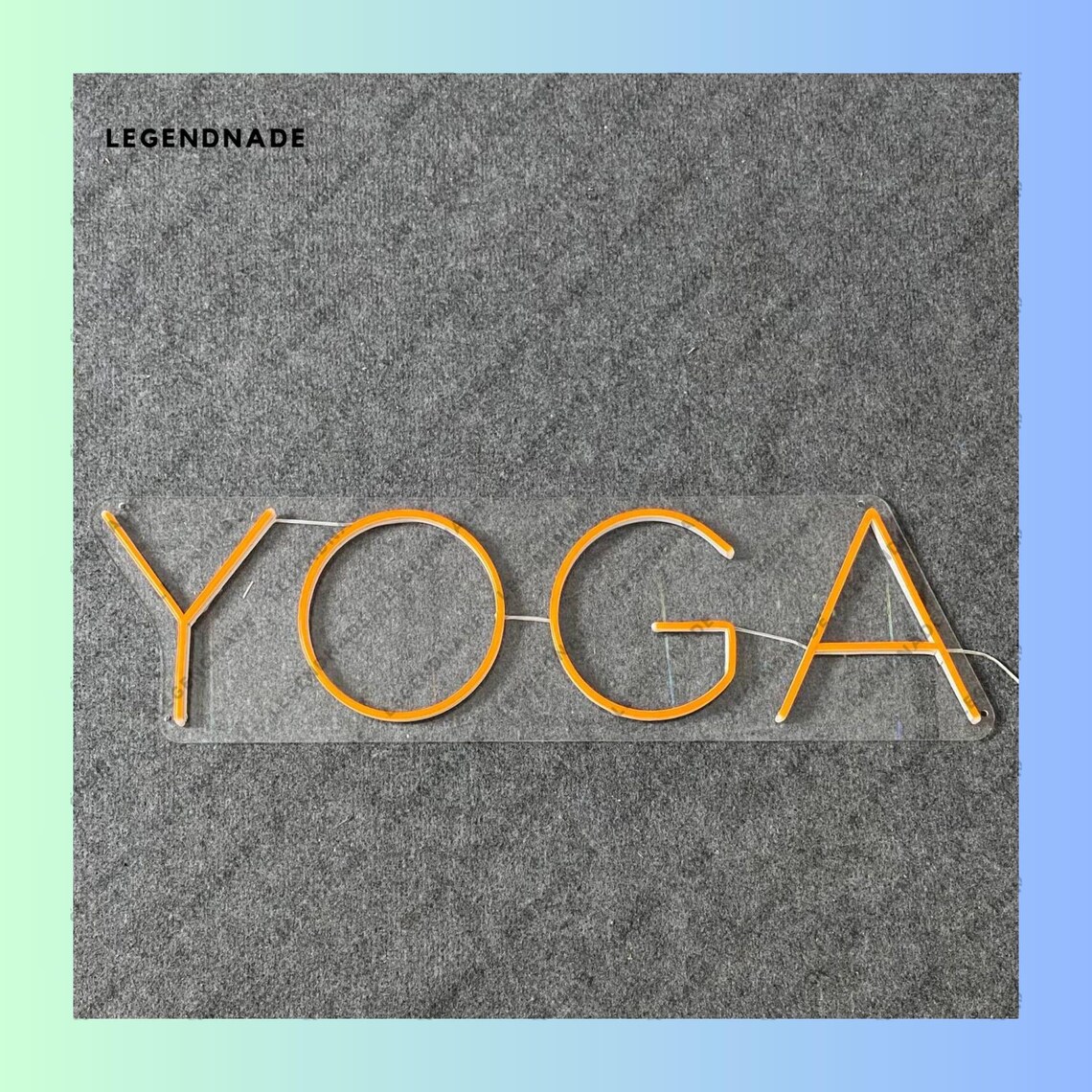 Yoga Neon Sign, Yoga Studio Led Sign, Yoga Studio Led Light, Yoga Text ...