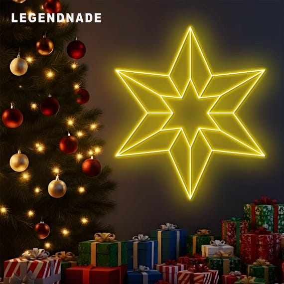 Neon Star Decoration