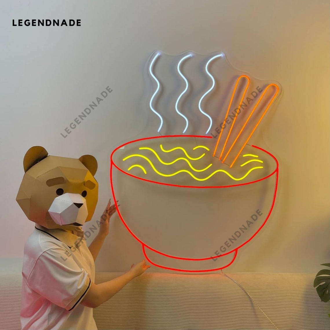 Noodles Neon Sign, Noodle Bowl Led Sign, Noodles Led Light, Noodle Food ...