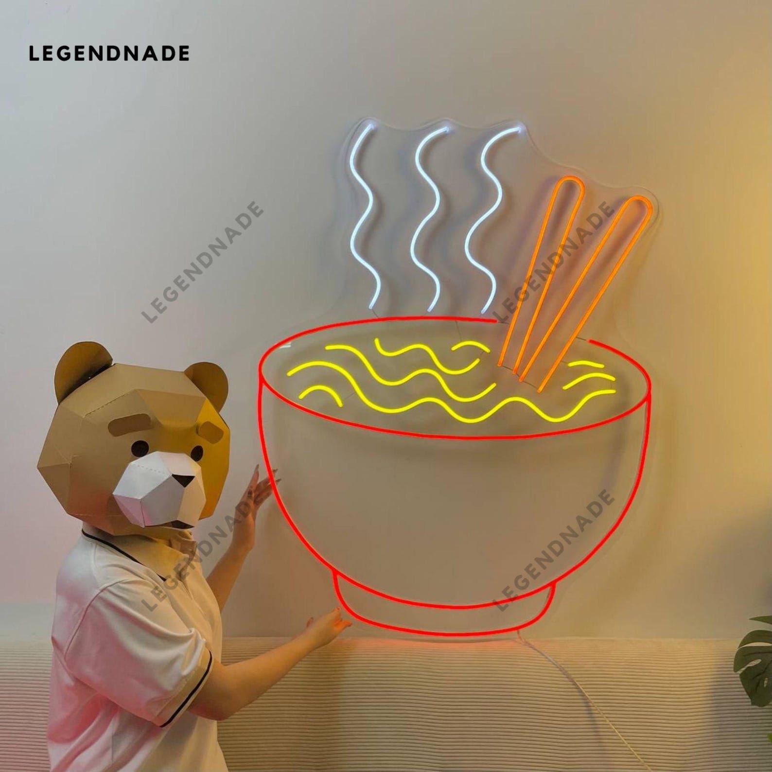 Noodles Neon Sign, Noodle Bowl Led Sign, Noodles Led Light, Noodle Food ...