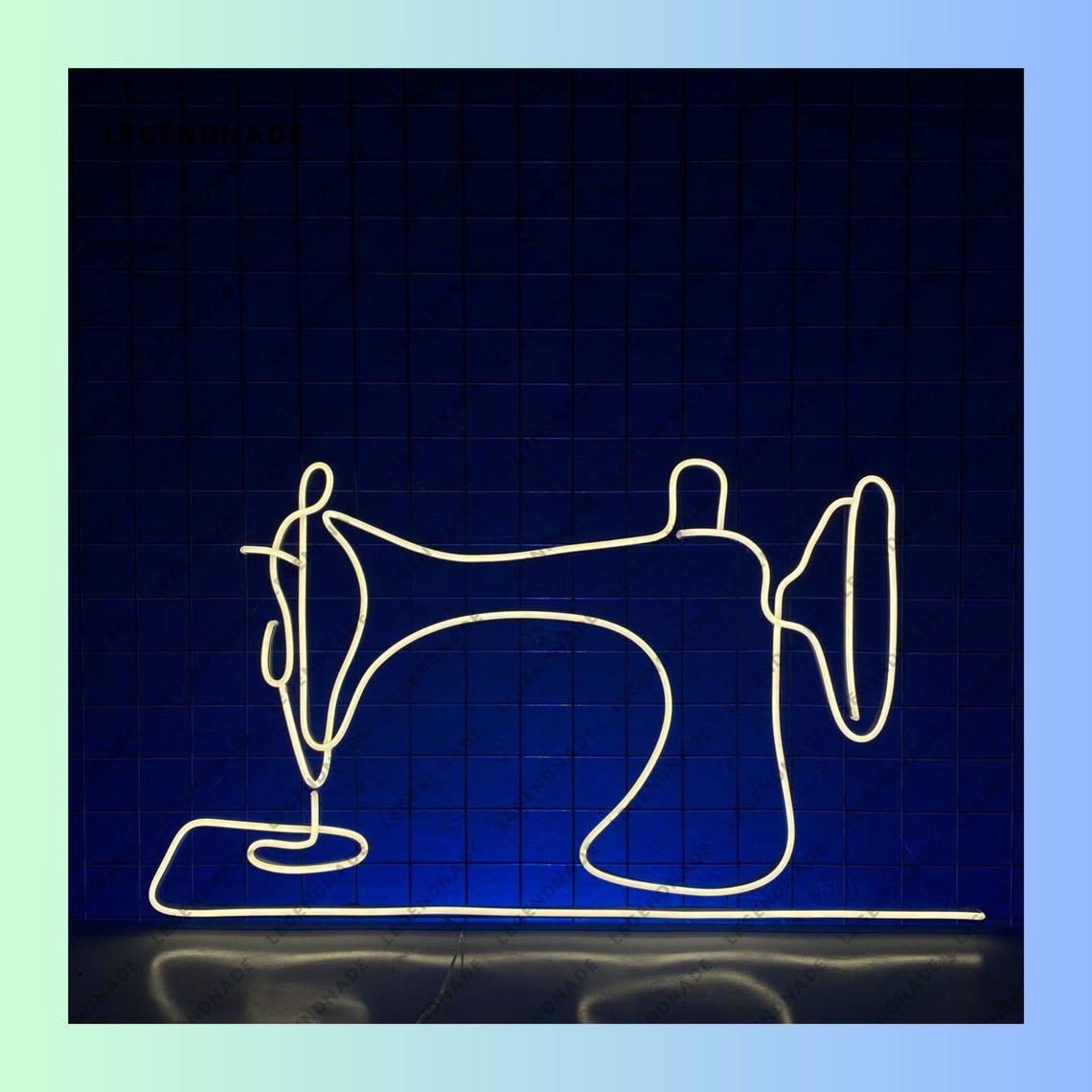 Sewing Machine Neon Sign, Tailor Shop Led Sign, Sewing Led Light ...