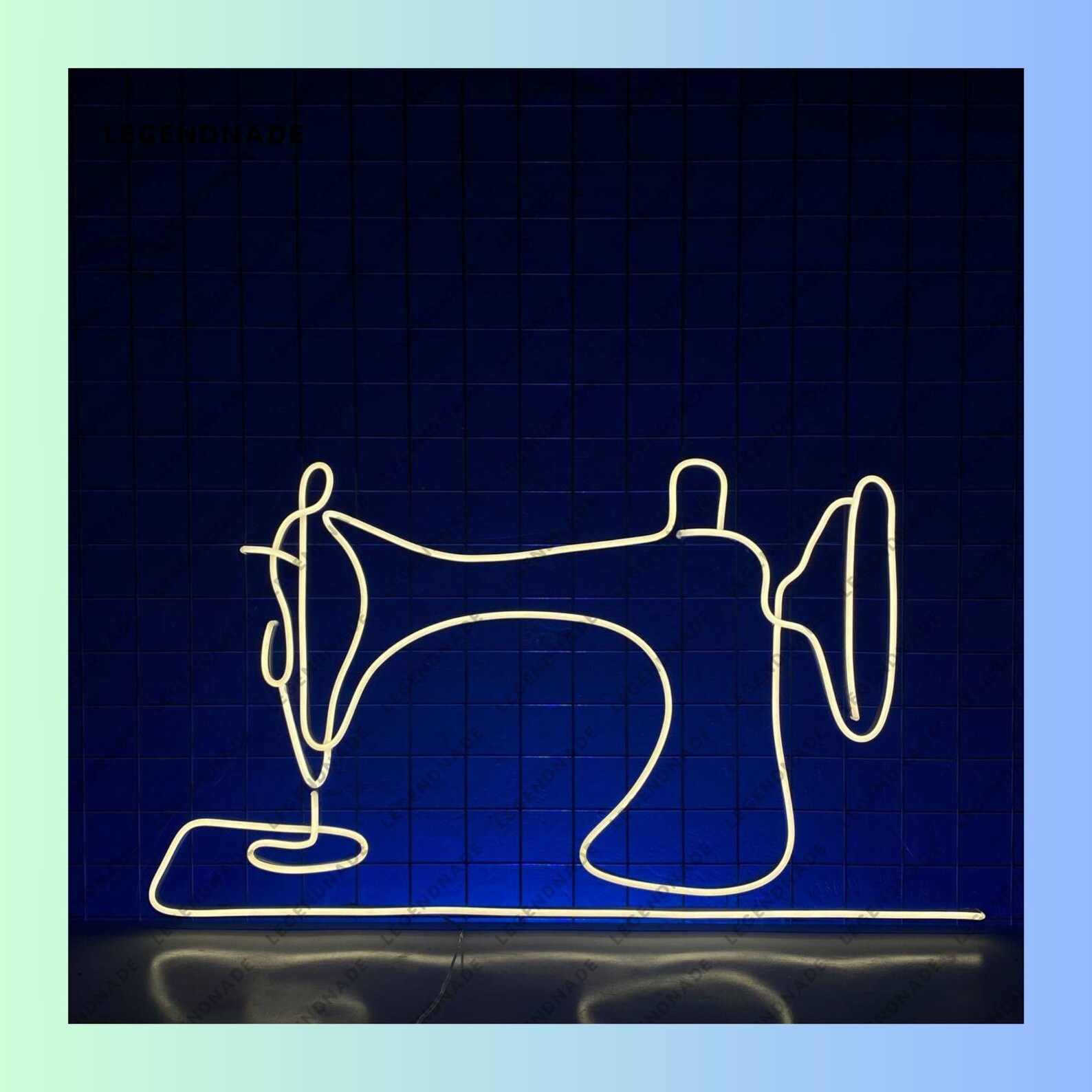 Sewing Machine Neon Sign, Tailor Shop Led Sign, Sewing Led Light ...