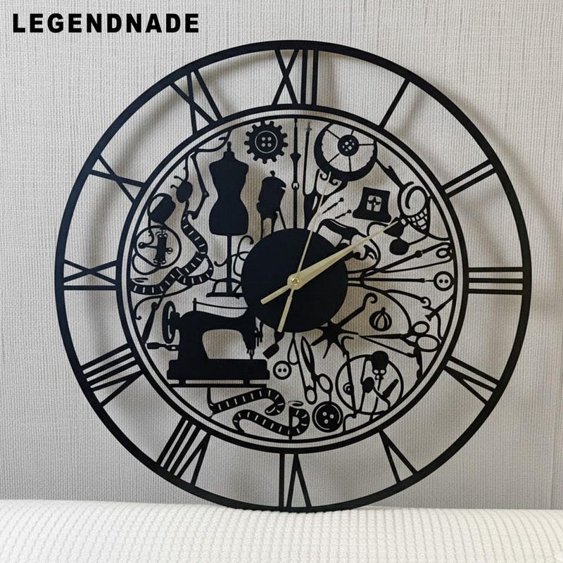 Sewing Room Clock - Etsy