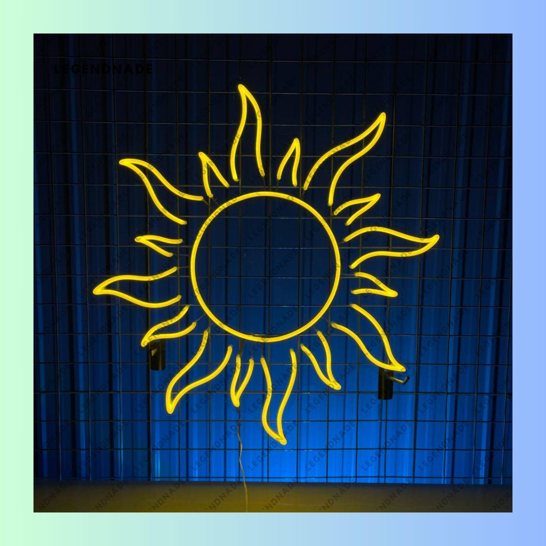 Sun Neon Sign, Sunset Led Sign, Sunrise Led Light, Sunshine Neon Light ...