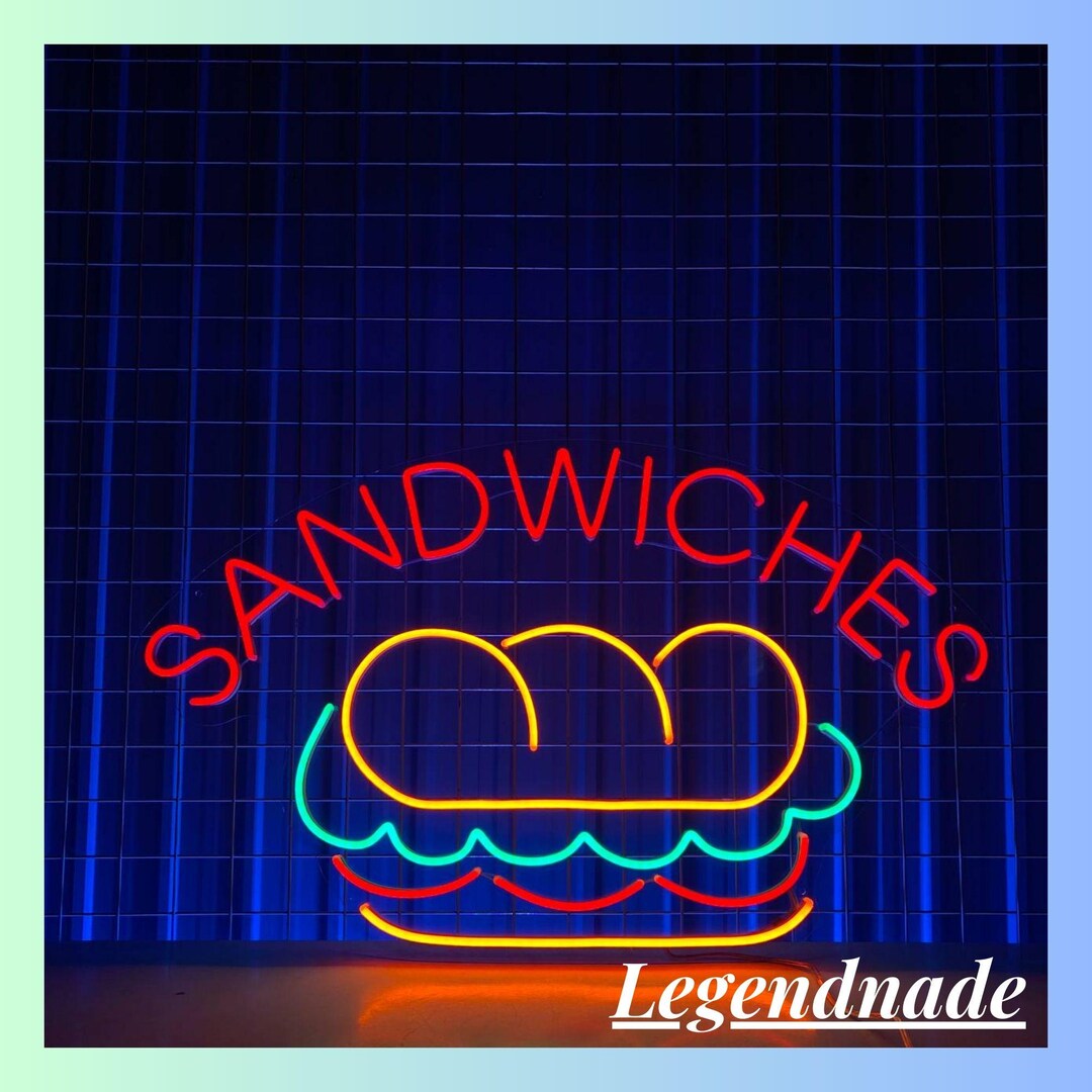Sandwiches Neon Sign, Sandwiches Led Sign, Sandwiches Led Light ...