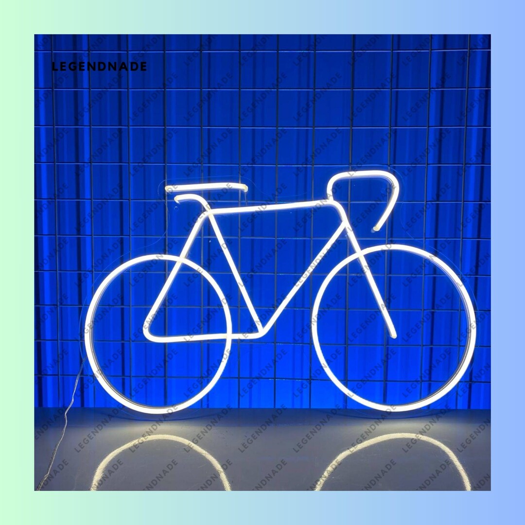 Bicycle Neon Sign, Bicycle Shop Led Sign, Bike Led Light, Mountain Bike ...